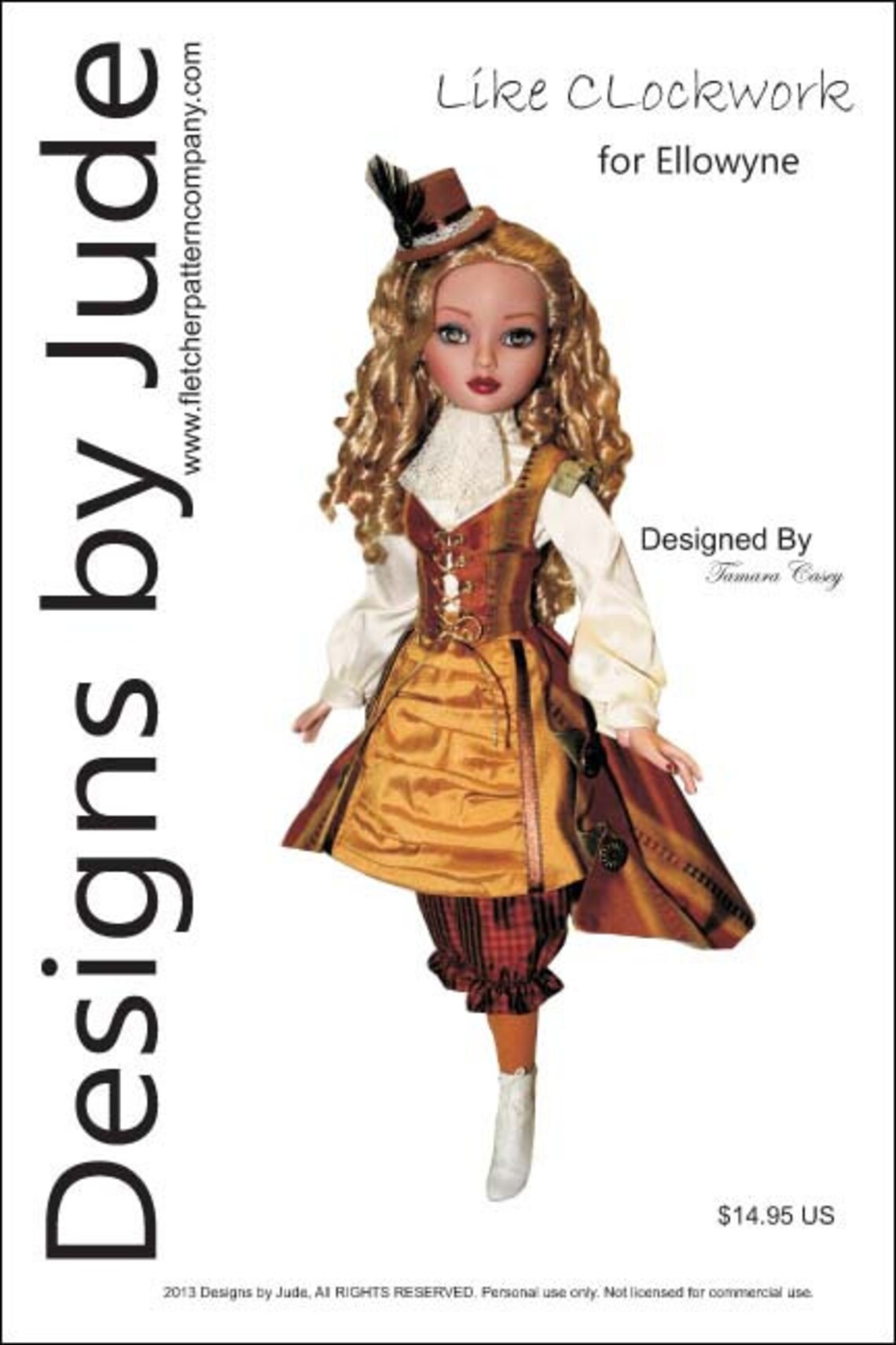 Like Clockwork Steampunk Pattern for Ellowyne Wilde - Etsy
