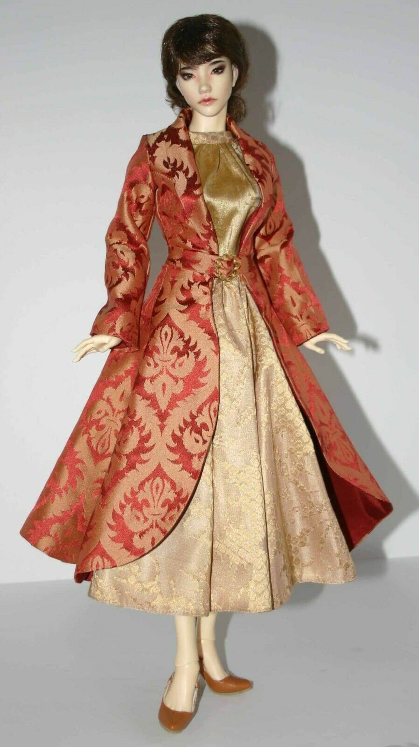 PDF Fall Coat & Dress Doll Clothes Sewing Pattern for 45.5cm - Etsy