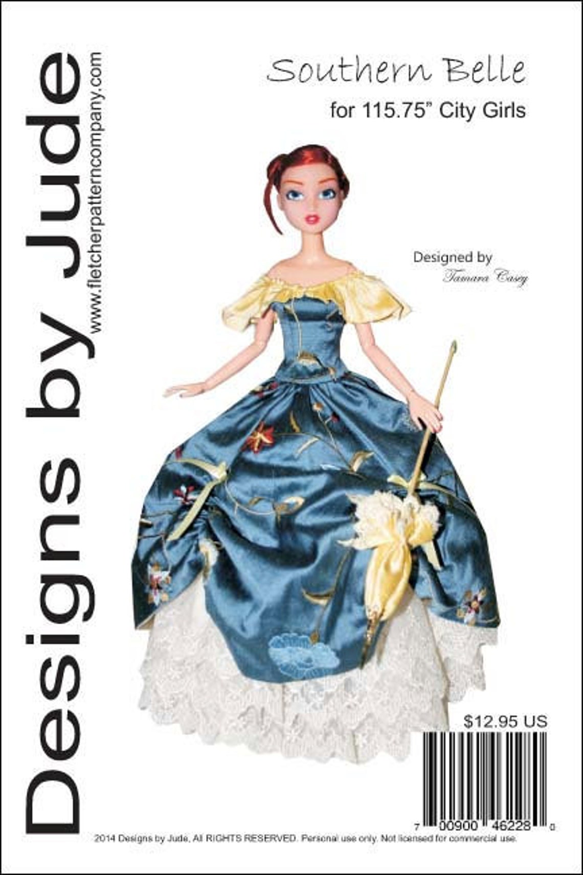 Southern Belle Pattern for 15.75 City Girl Dolls Tonner - Etsy