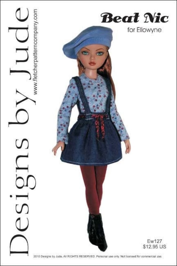 Dollfie & BJDs Dolls Tonner School Days Doll Clothes Sewing Pattern ...