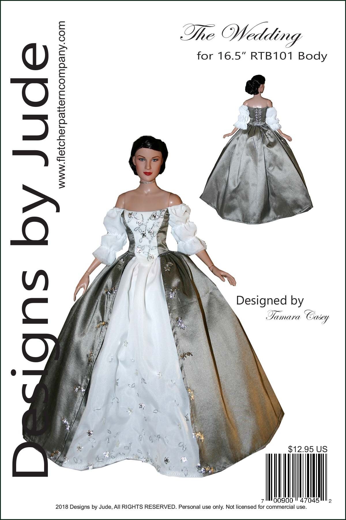 Sewing & Needlecraft Outlander Wedding Doll Clothes Sewing Pattern for ...