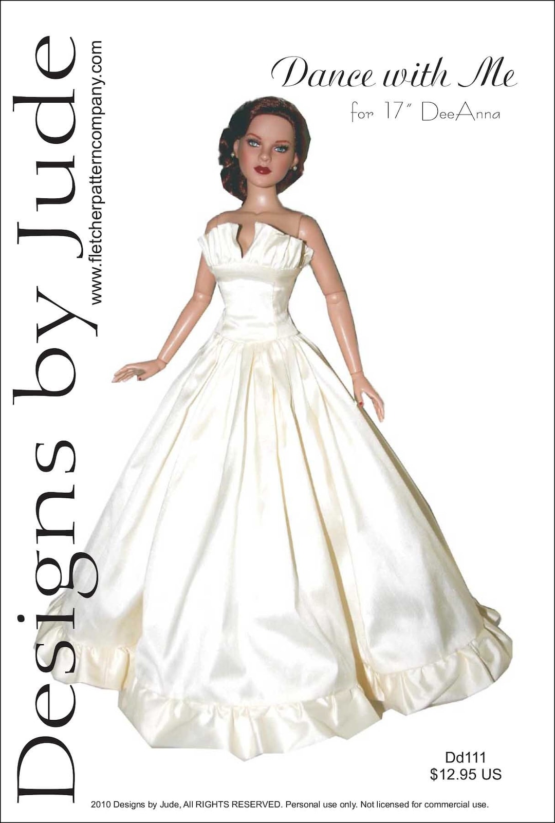 PDF Doll Clothes Sewing Pattern for 17" Super Deluxe Deeanna Tonner ...