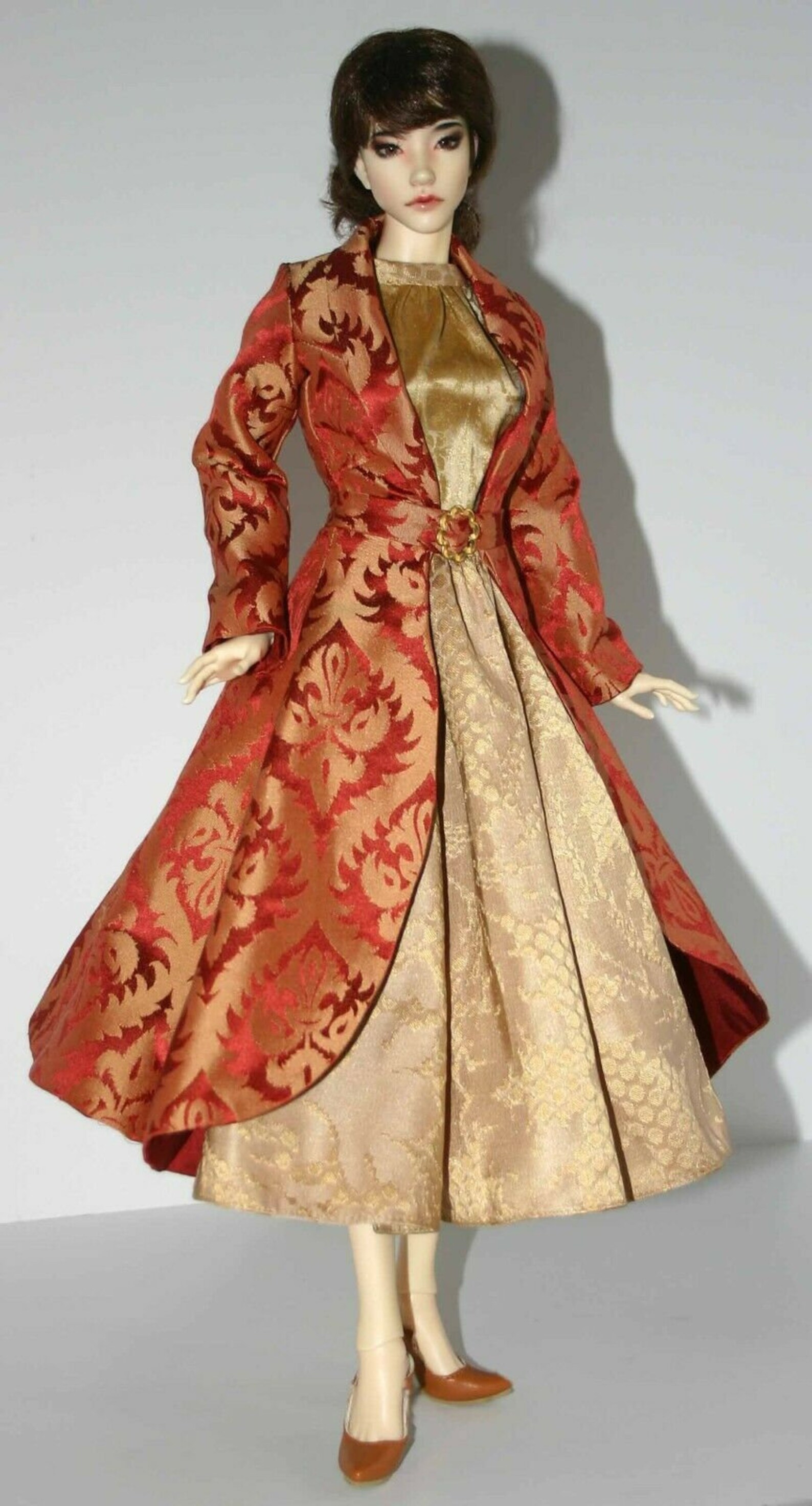 PDF Fall Coat & Dress Doll Clothes Sewing Pattern for 45.5cm - Etsy
