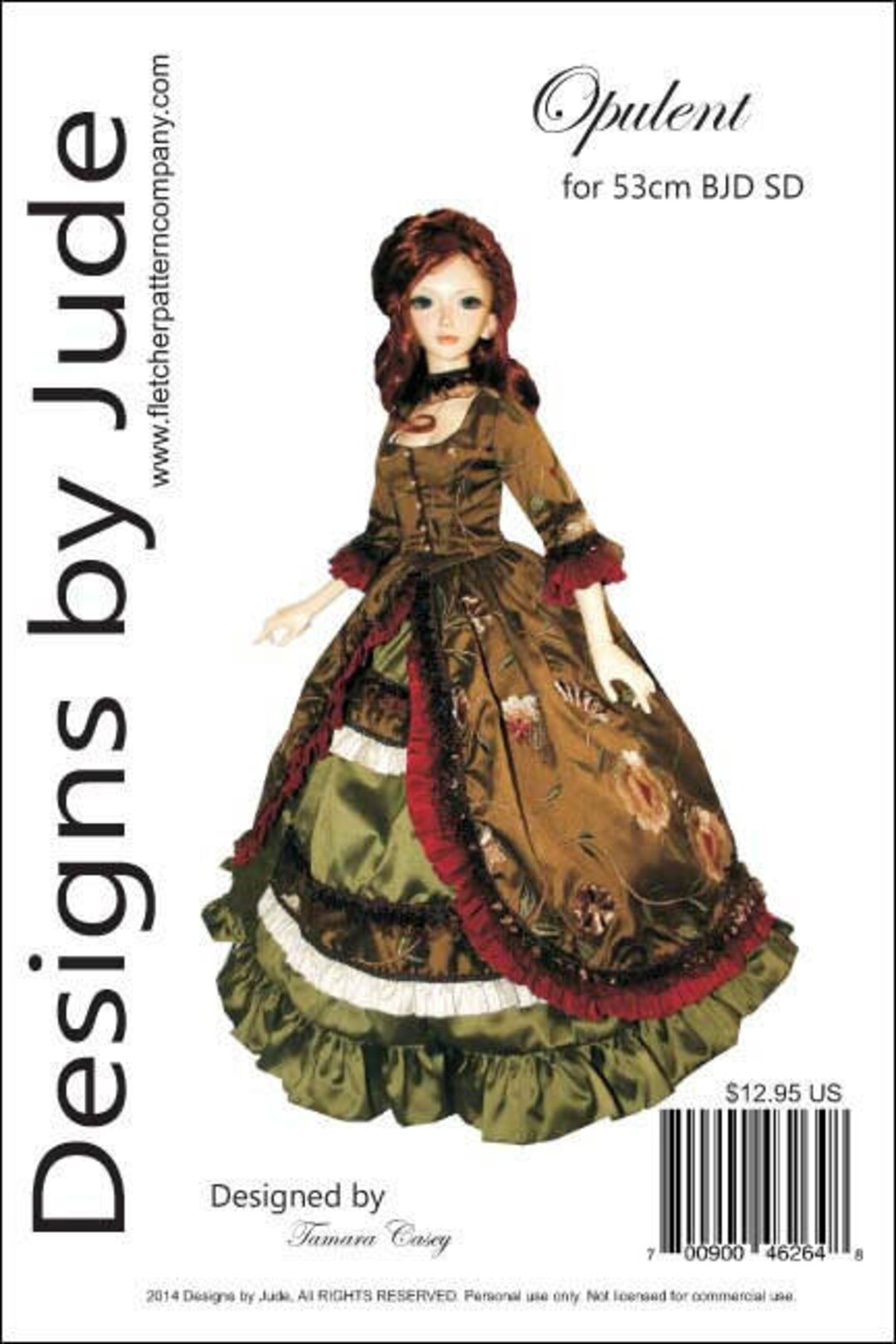 PDF Opulent Doll Clothes Sewing Pattern for 1/3 BJD SD Dolls Angel of ...