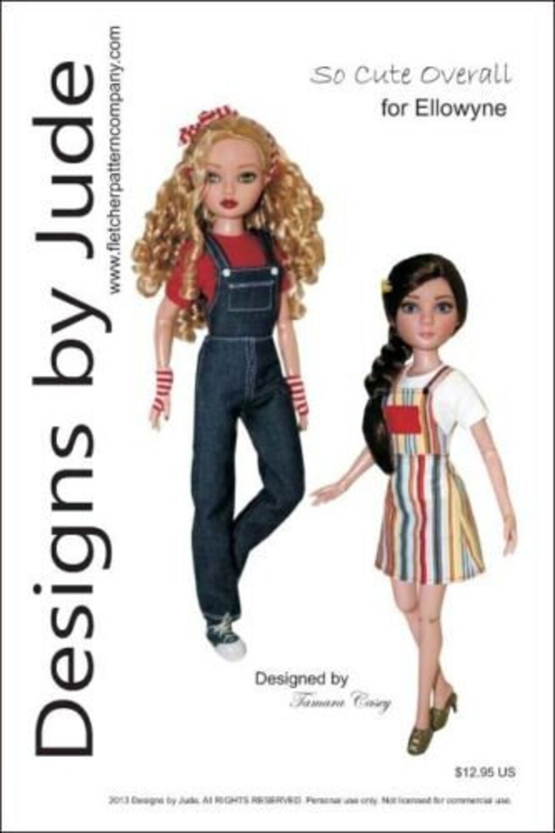 PDF Doll Clothes Sewing Pattern for Ellowyne Wilde Dolls, so Cute ...