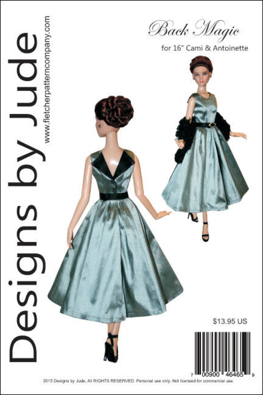 Back Magic Dress Pattern for Cami & Antoinette Tonner - Etsy