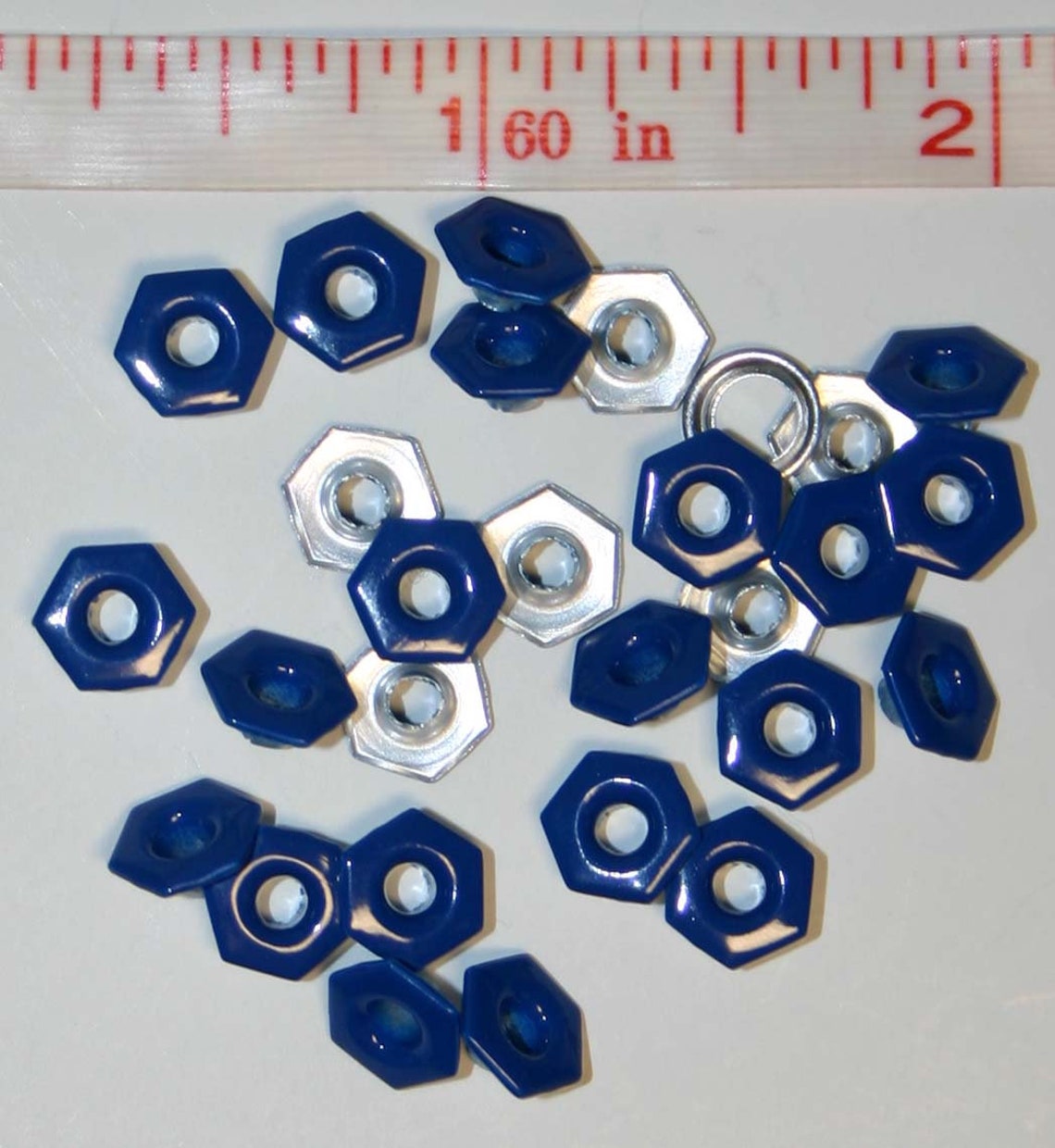 1/8 inch Hexagon Shaped Eyelets for tags cards scrapbooking | Etsy