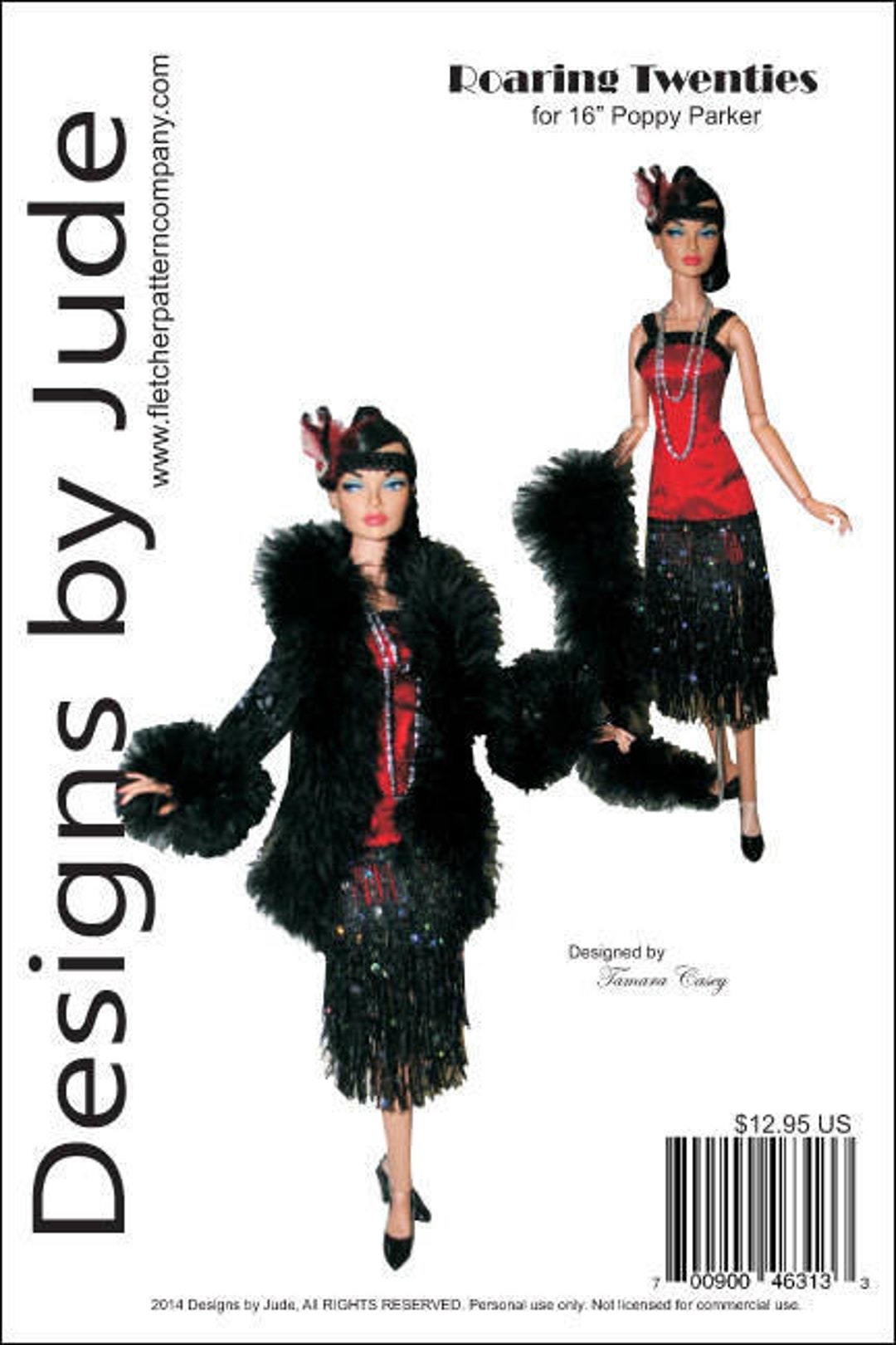 PDF Roaring Twenties Flapper Pattern for 16" Poppy Parker Dolls ...