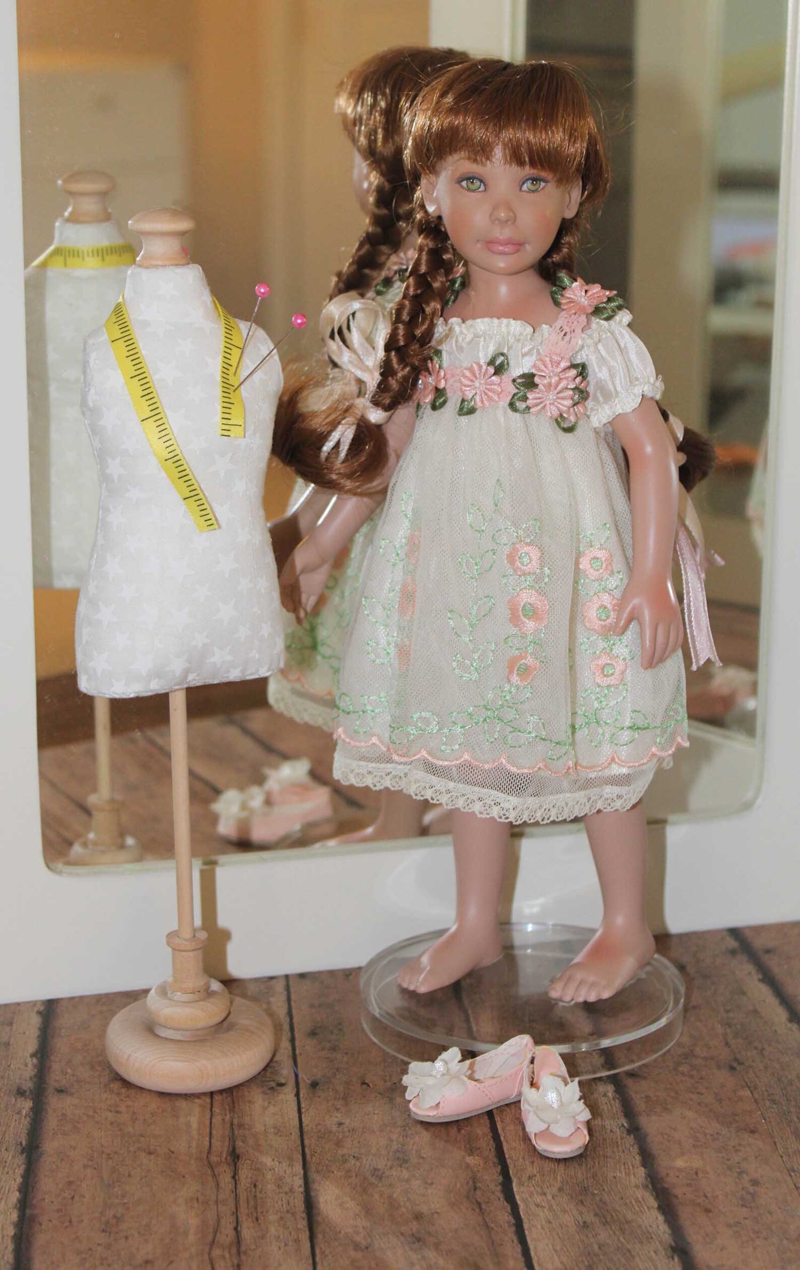 PDF Fabric Dress Form Sewing Pattern for 11" Leeann Dolls of Affordable ...