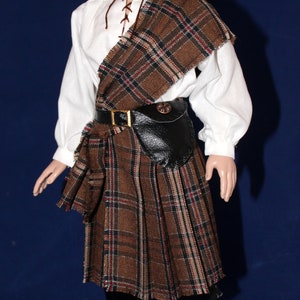 Outlander Scottish Jaime Doll Clothes Sewing Pattern for 19" Male ...