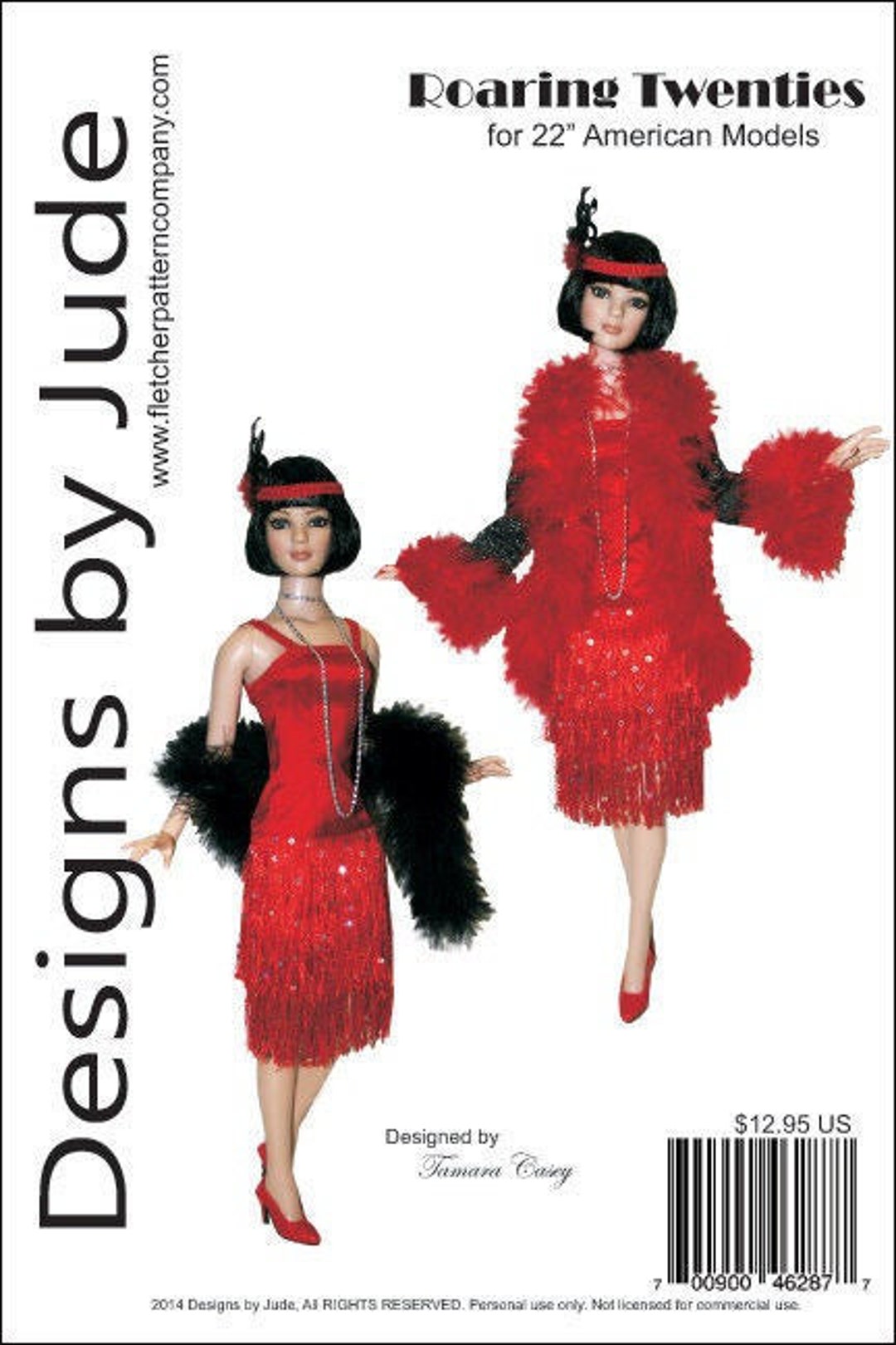 PDF Roaring Twenties Flapper Doll Clothes Sewing Pattern for 22 ...