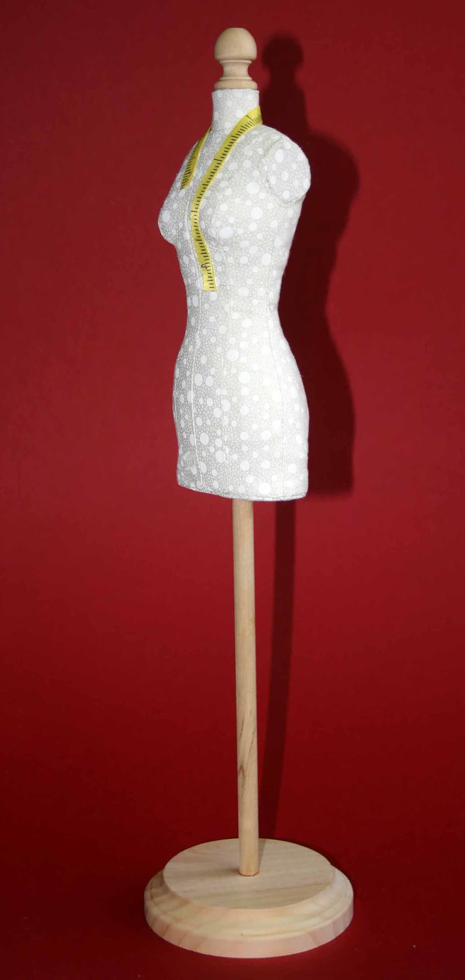 Fabric Dress Form Mannequin Sewing Pattern for 16.5" RTB101 Body Dolls ...