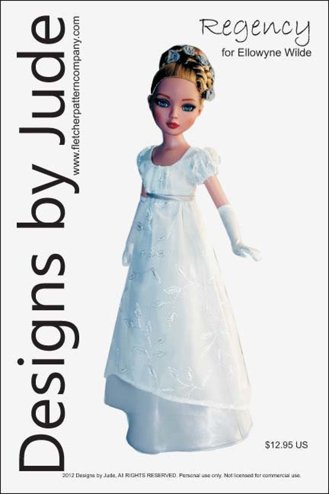 Regency Doll Clothes Sewing Pattern for Ellowyne Wilde Tonner - Etsy