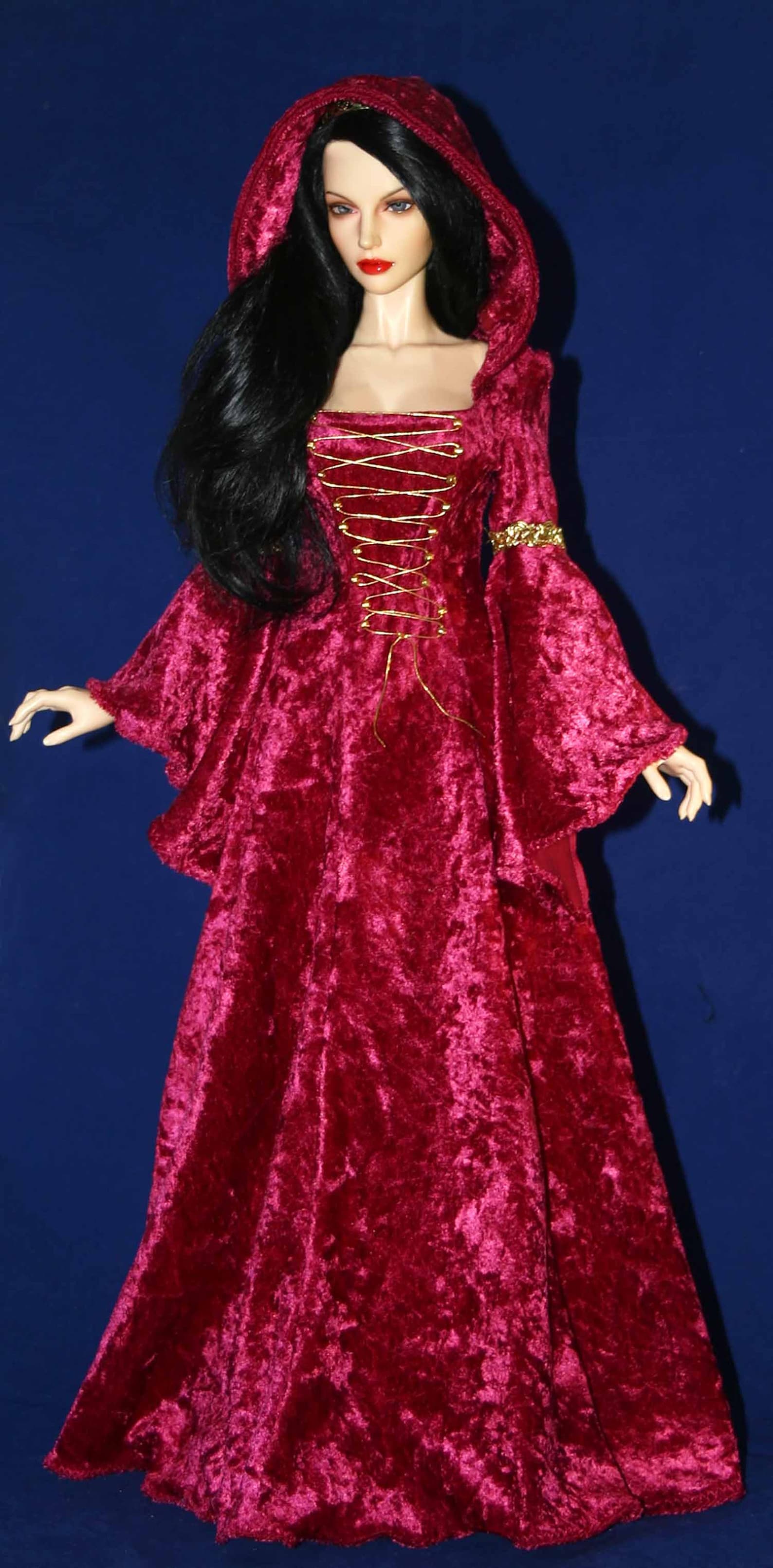 Pluvial Robe Doll Clothes Sewing Pattern for 65cm Iplehouse EID BJD ...