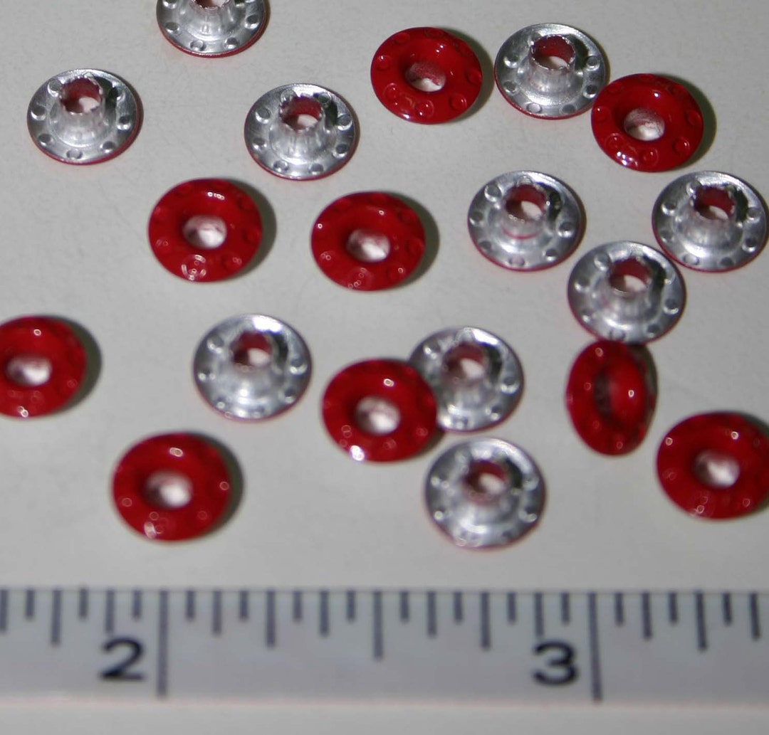 10 1/8 Inch Deco Red Round Eyelets - Etsy