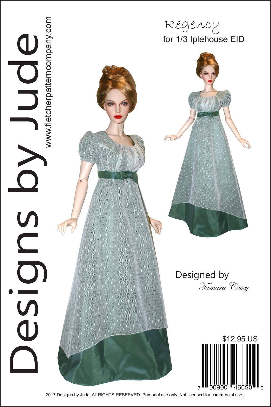 PDF Regency Doll Clothes Sewing Pattern for 1/3 Iplehouse EID Dolls BJD ...