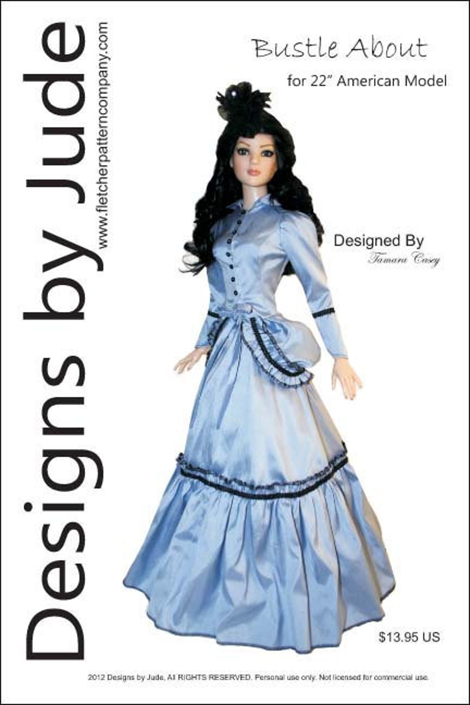 Bustle About Victorian Pattern for 22 American Model - Etsy