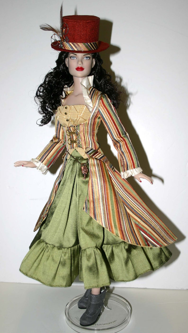 Feeling Steamed Steampunk Doll Clothes Sewing Pattern for 16" Tyler ...
