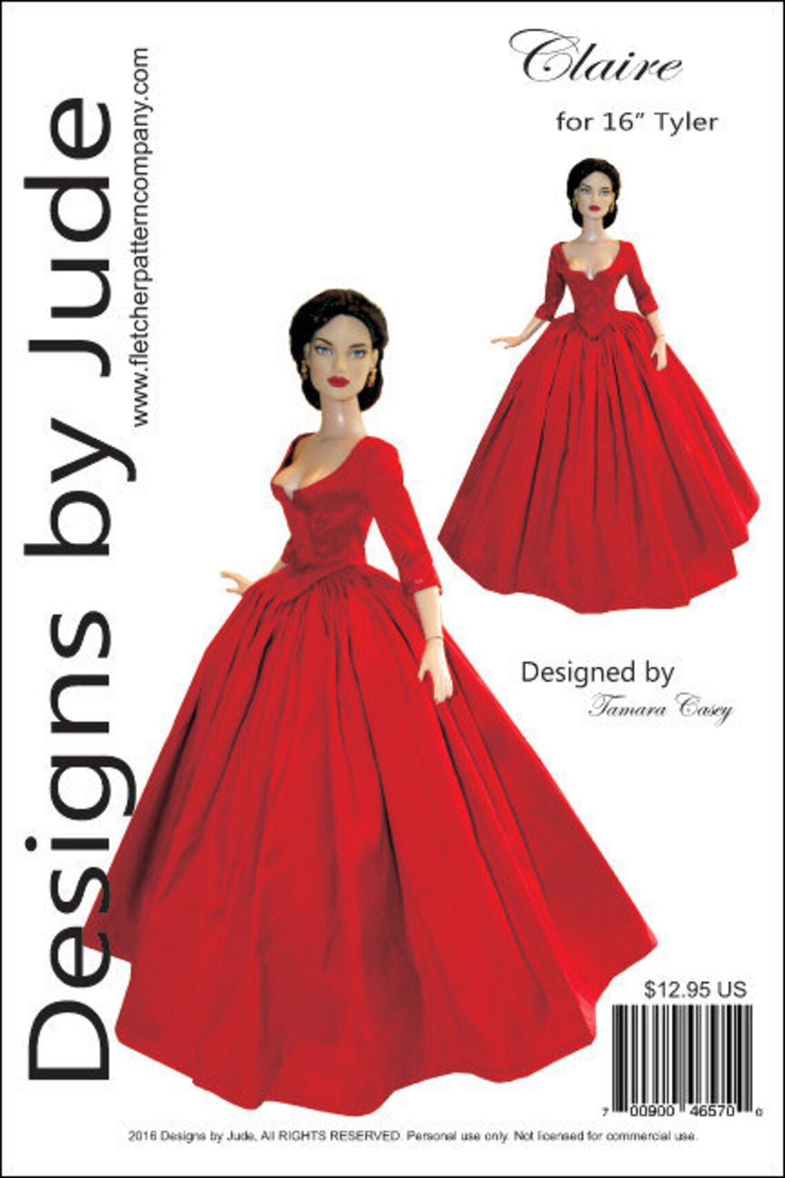 PDF Doll Clothes Sewing Pattern for Tyler Wentworth Dolls | Etsy