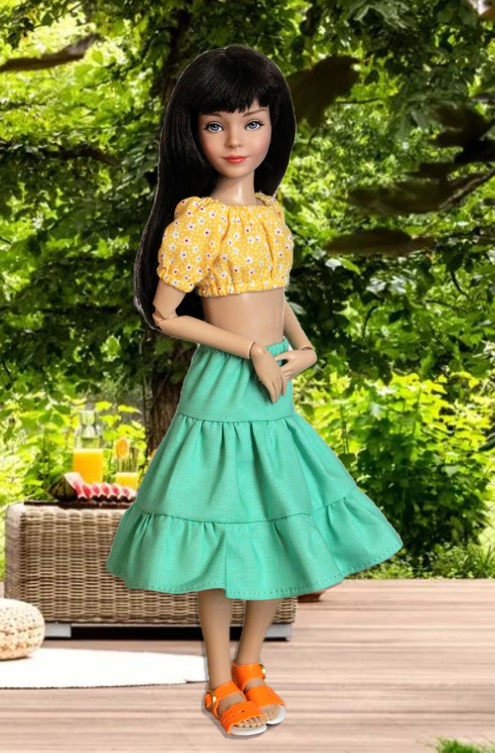 Joyful Doll Clothes Sewing Pattern for 12" Articulated Anne Tonner ...