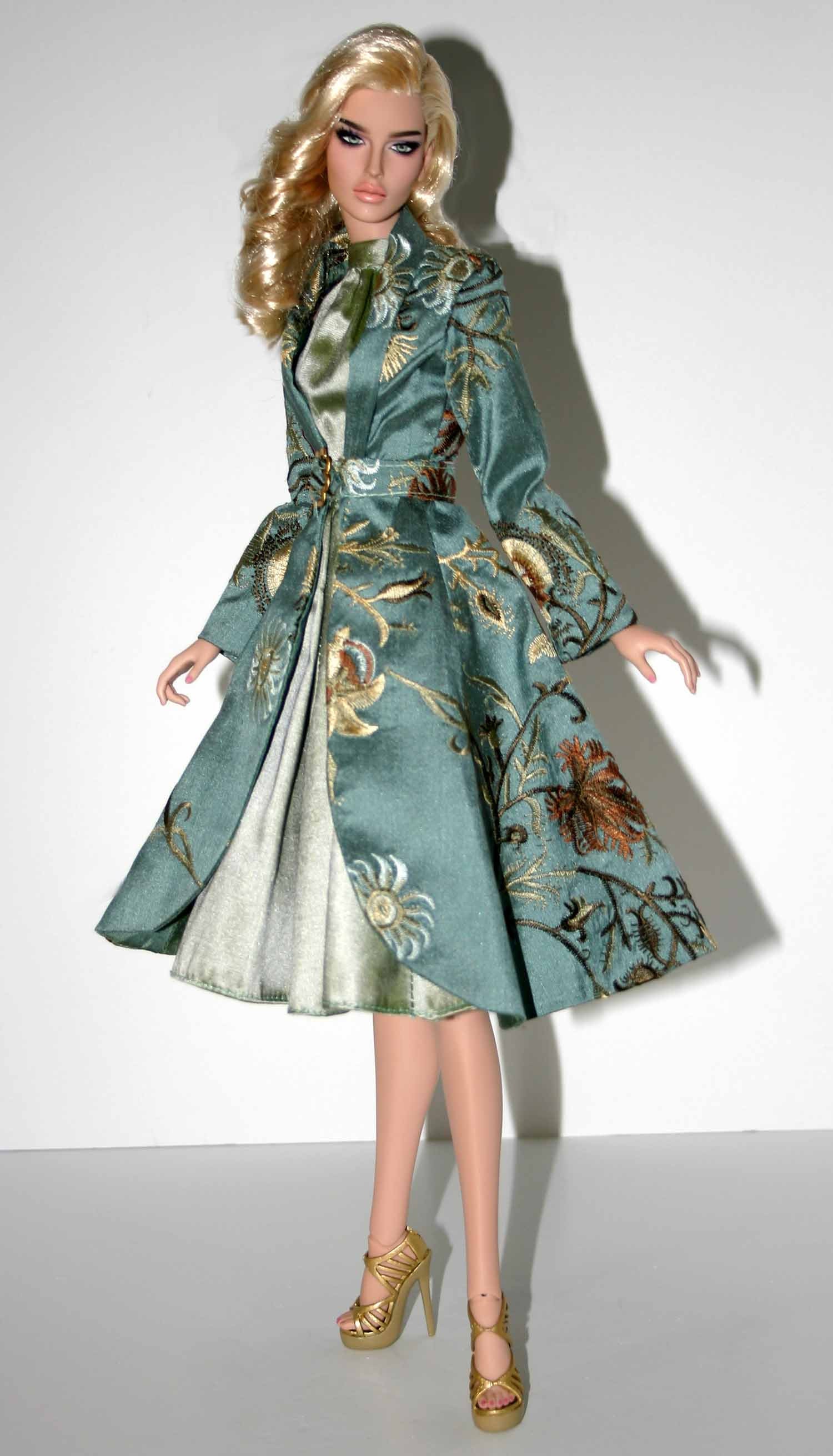 PDF Fall Coat & Dress Doll Clothes Sewing Pattern for 16" Modsdoll ...