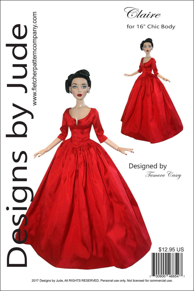 PDF Outlander Claire Dress Pattern for 16 Chic Body | Etsy