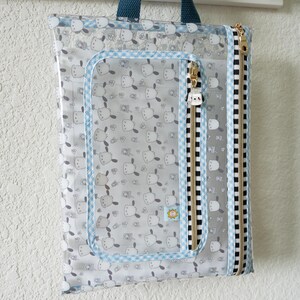Clear Folder Zipper Bag Sewing Pattern: 3 Sizes (PDF Pattern and Video ...