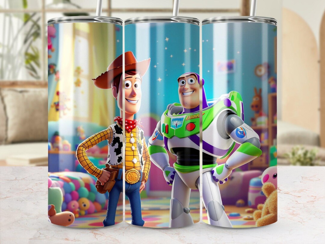 Toy Story Tumbler Wrap: Woody and Buzz Lightyear (digital PNG File) - Etsy