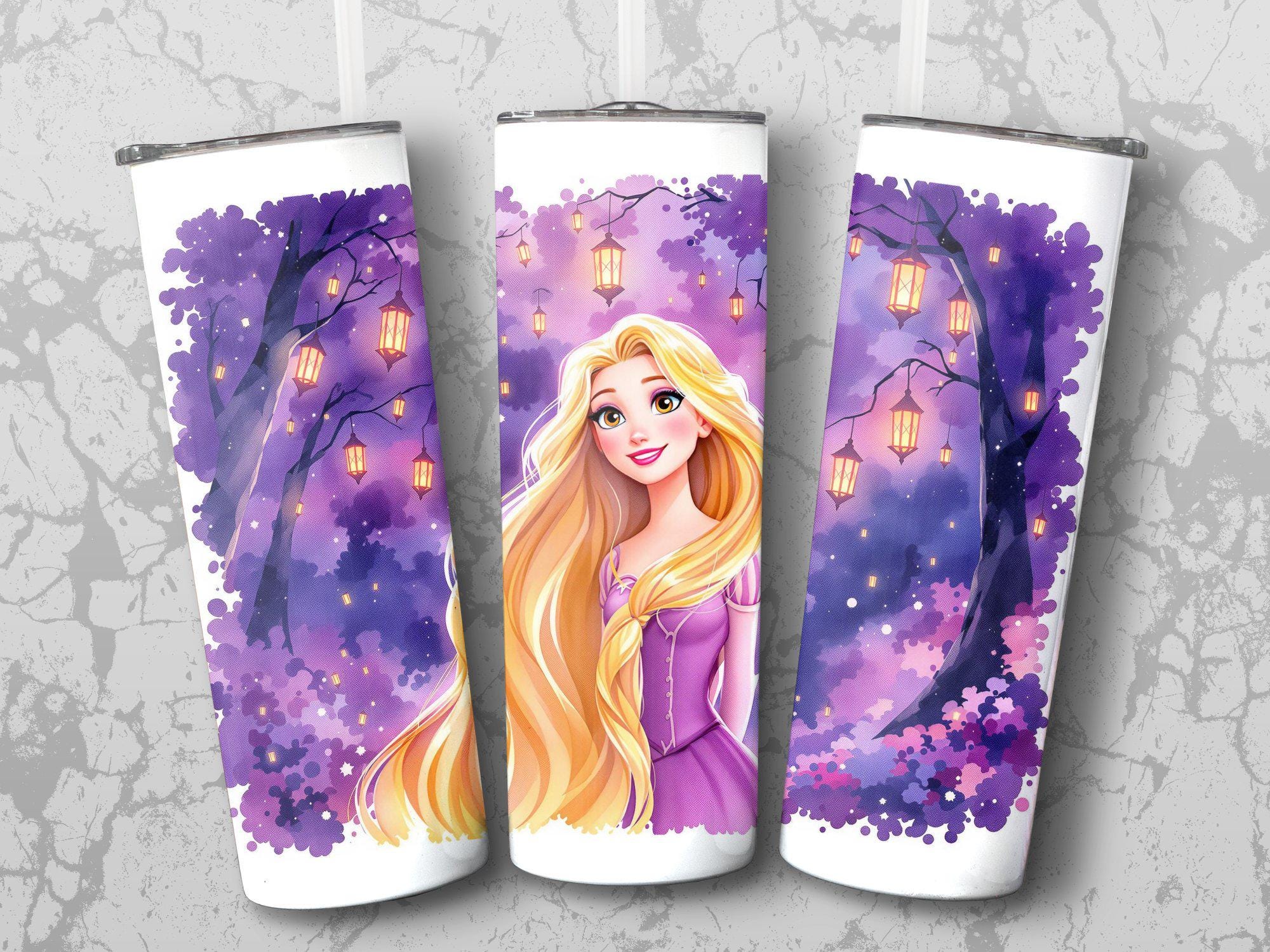 Rapunzel Tumbler Wrap, Disney Princess, Lantern Forest (PNG File) - Etsy
