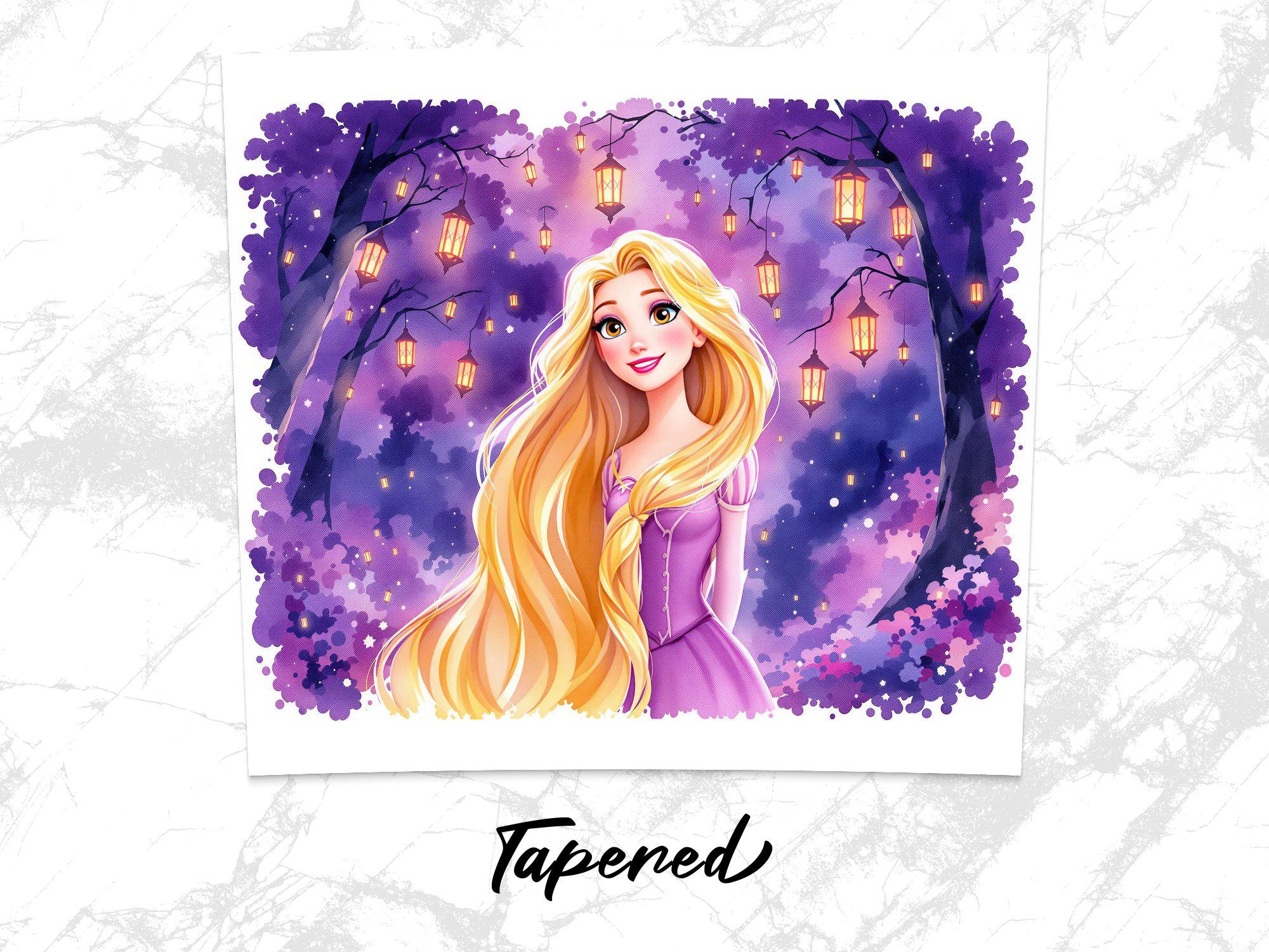 Disney Rapunzel Princess Digital Sublimation Tumbler Wrap, Rapunzel ...