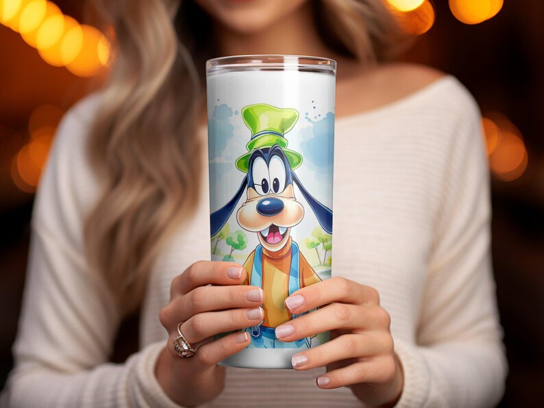 Disney Goofy Tumbler Wrap, Colorful Art Print (digital Download) - Etsy