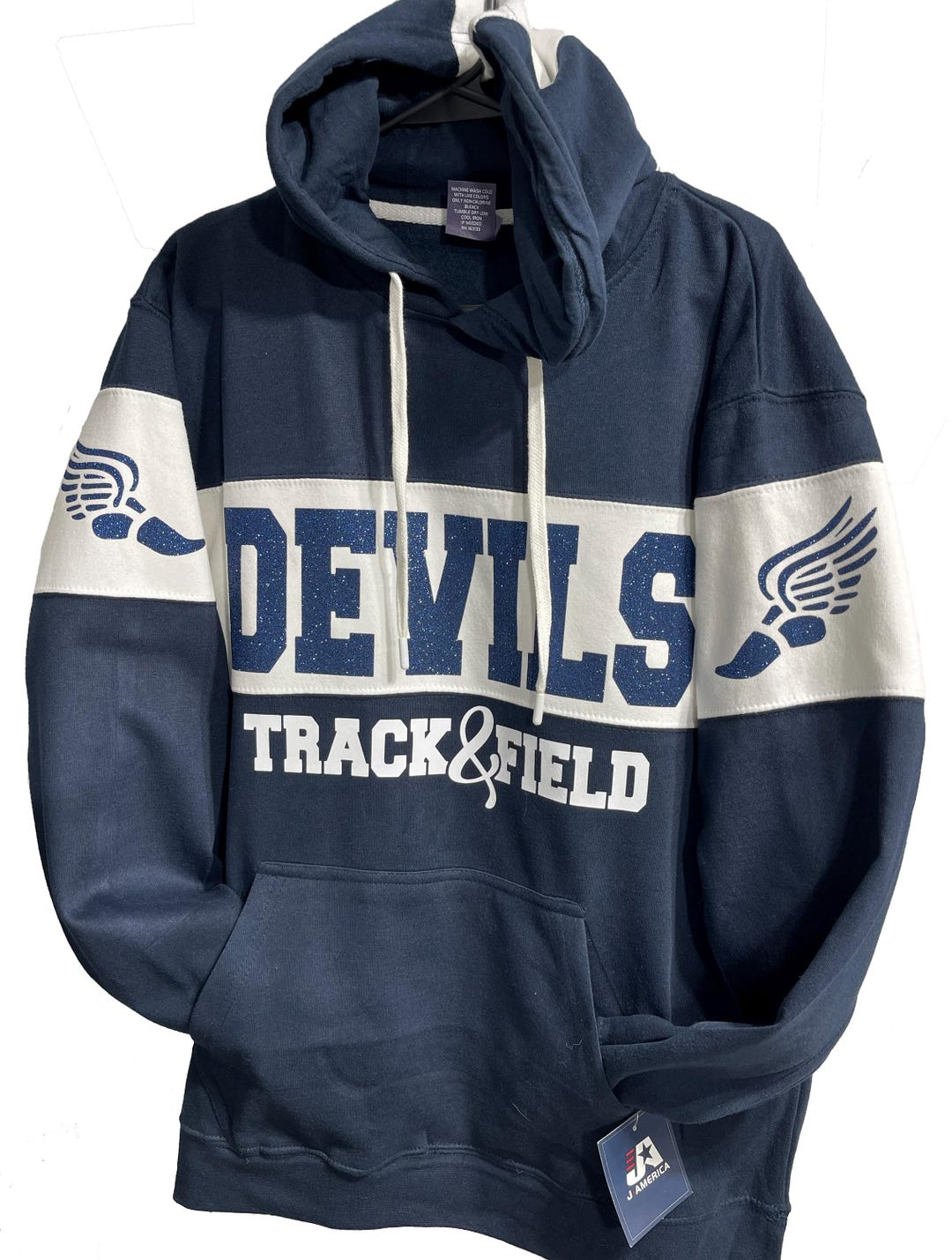 Fully Custom Personalized Track and Field Glitter Design Colorblock ...
