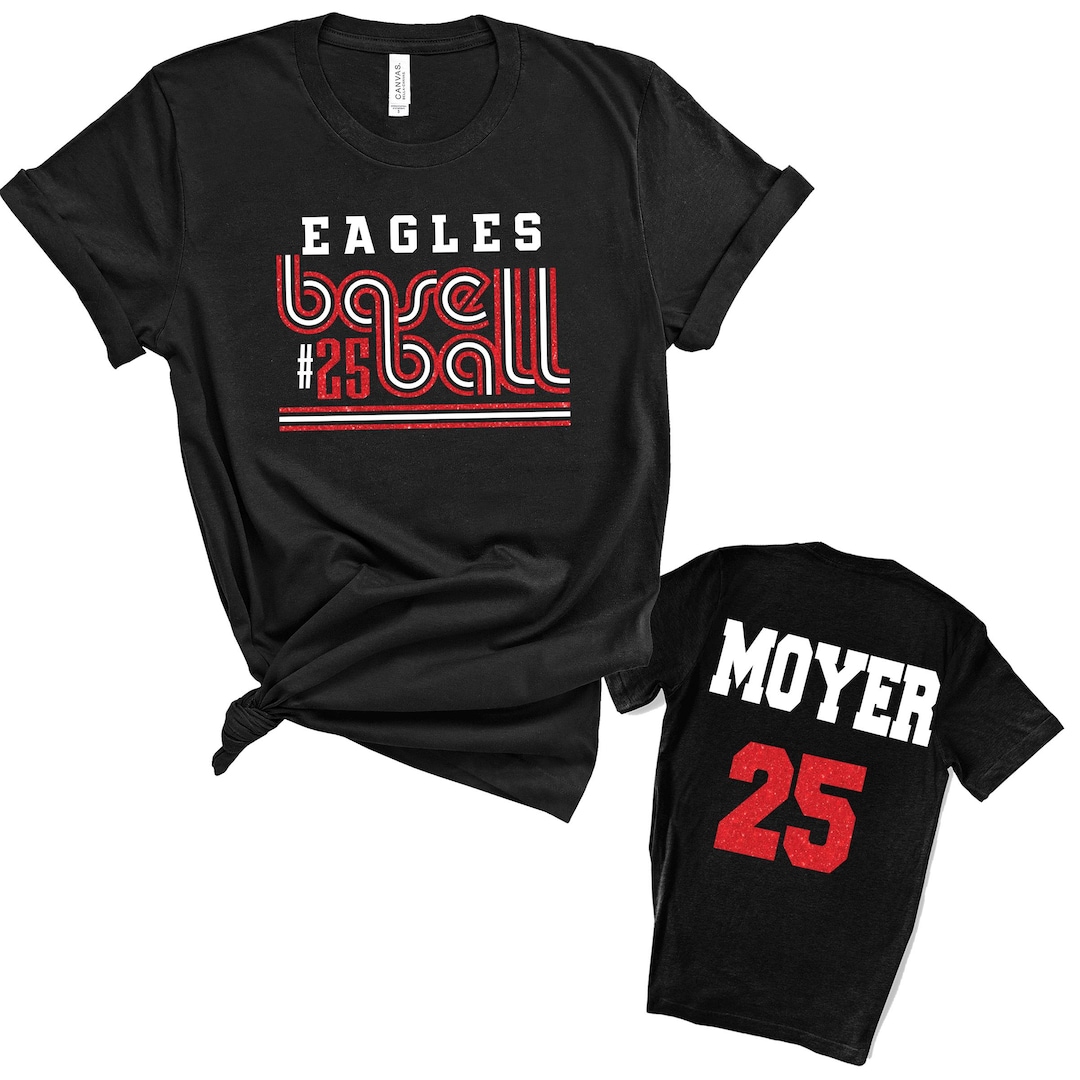 Retro Baseball Team Design Custom Personalized Glitter Design Unisex ...