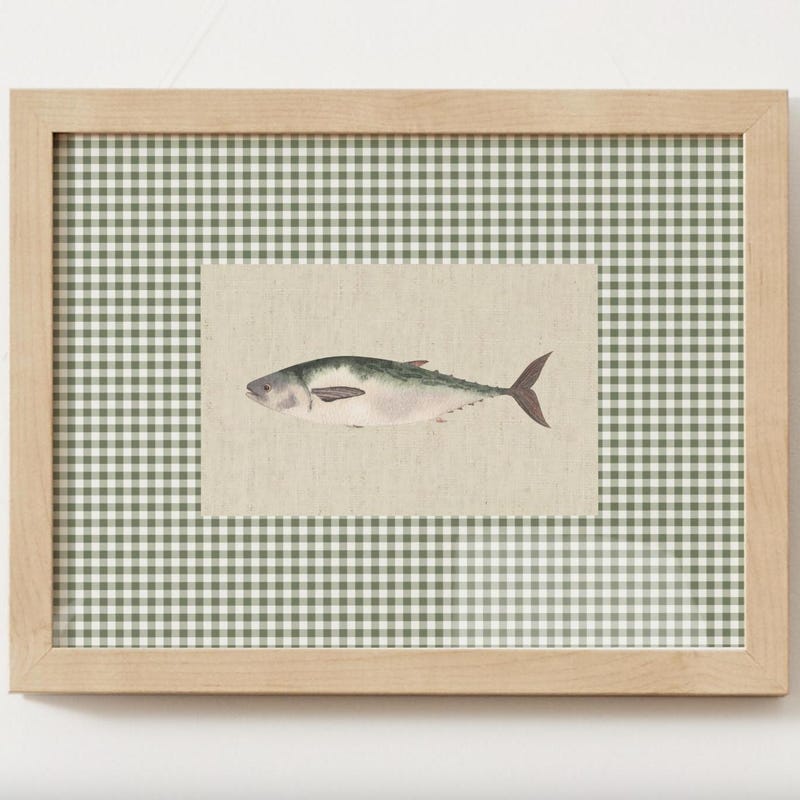 Antique Fish Print - Etsy