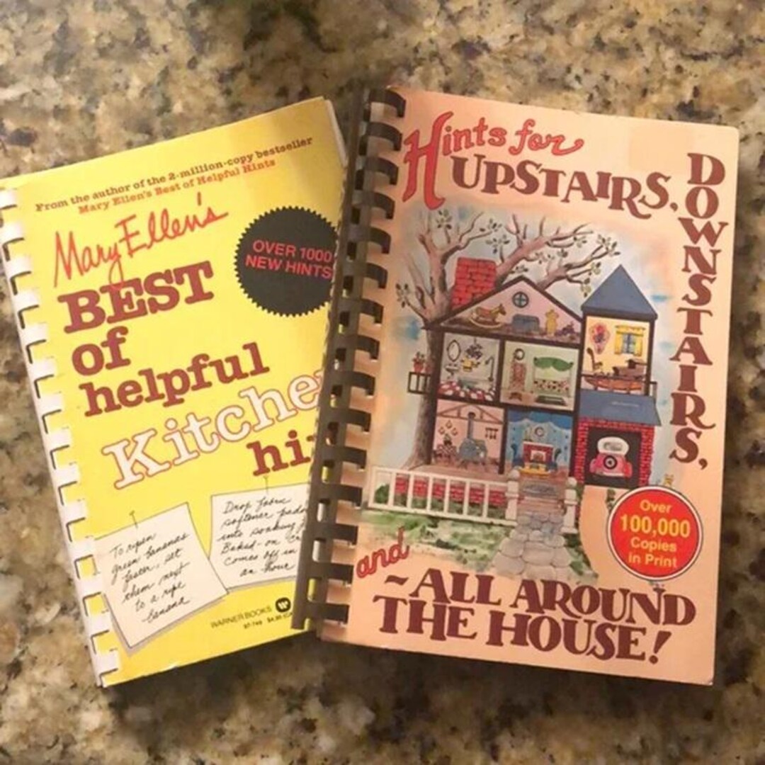 Vintage 1980s Household Tips Books - Etsy