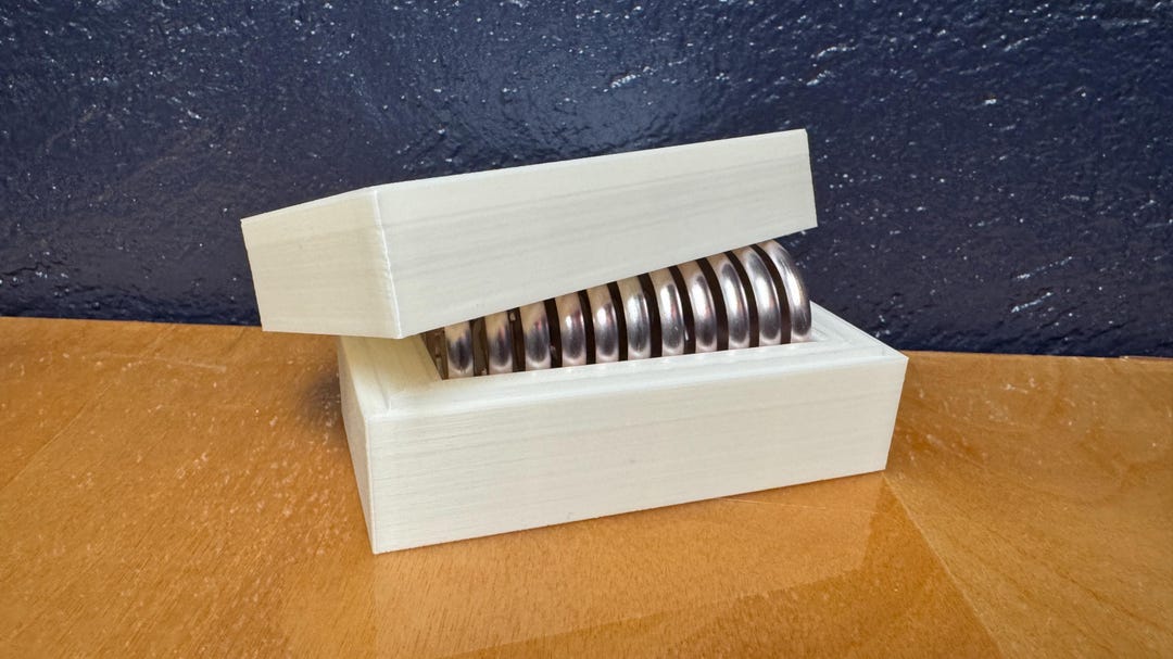Disc-bound Planner Disc Storage Box With Lid 3d Print Files - Etsy