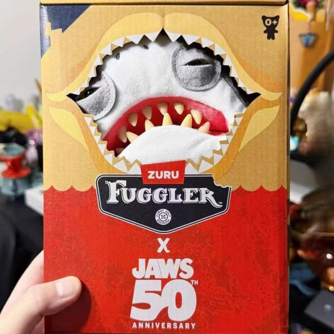Fuggler X Jaws 50th Anniversary Shark Plush – Funny Ugly Monster Toy ...