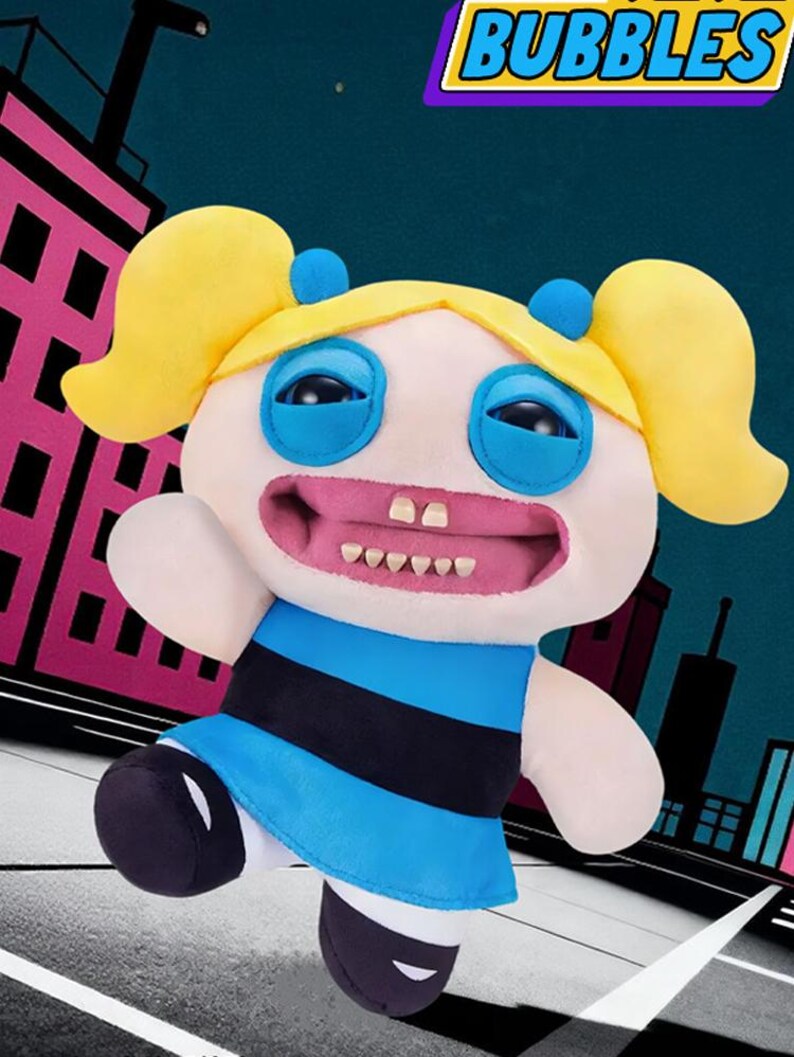 Authentic Powerpuff Girls Fuggler Plush | Blossom Bubbles Buttercup ...