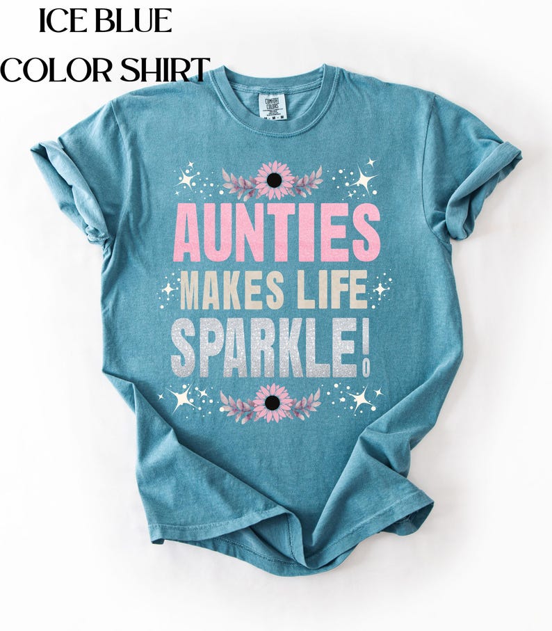 Auntie Makes Life Sparkle T-shirt, Auntie Sparkling T-shirt, Auntie ...
