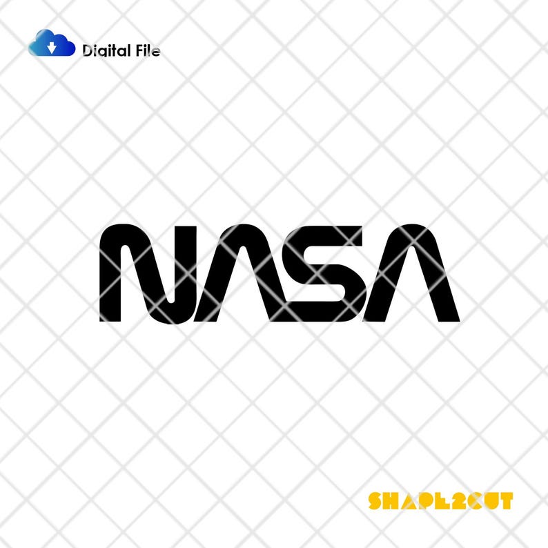 Digital - NASA - Vector Silhouette - CNC, Laser, Vinyl, Print - Formats ...