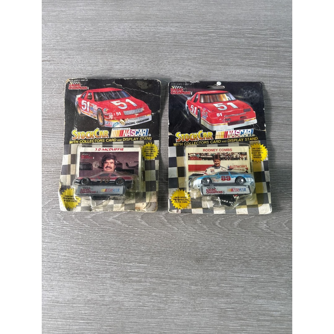 Racing Champions Stock Car NASCAR J.D. Mcduffie & Rodney Combs Diecast ...