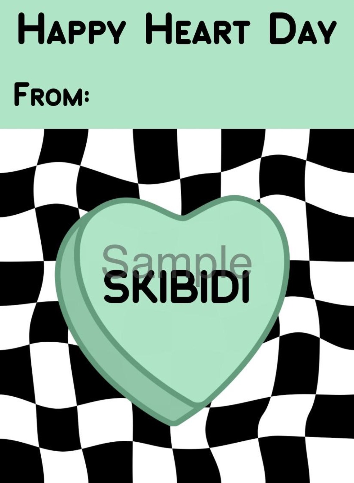 Happy Heart Day Valentine's Day Slang Cards Candy Hearts - Etsy