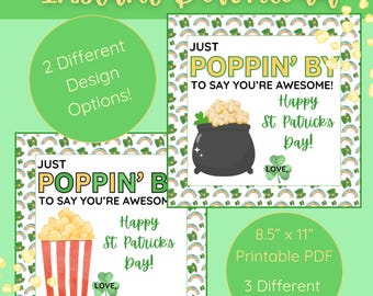 You Shamrock! Happy St. Patrick's Day Tag and Card: Gift Tag Coworkers ...