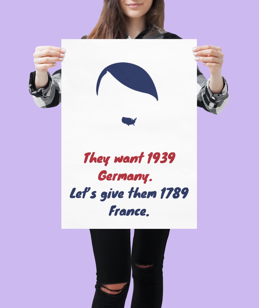 Minimalist Protest Poster- Digital Download- Anti-maga, Anti- Trump ...