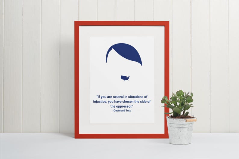 Set of 5 Minimalist Protest Sign Poster- Digital Download- Anti-maga ...