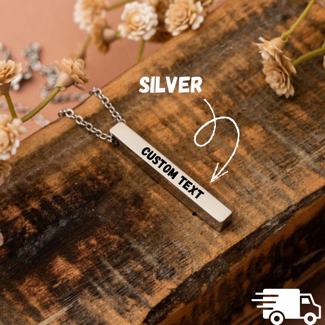 Custom Name Necklace – Stainless Steel Personalized Jewelry - Etsy
