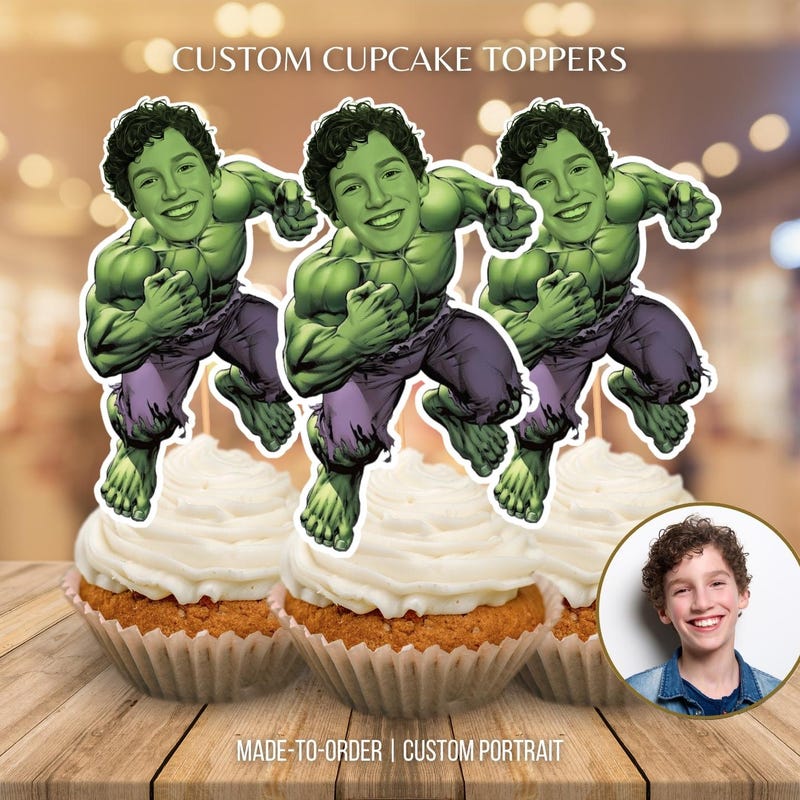 Hulk Cake Topper - Etsy