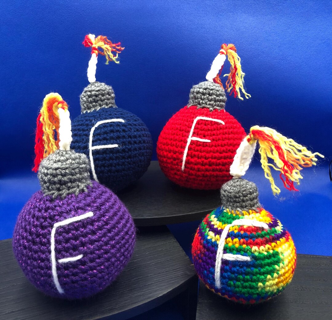 Crochet 'F' Bombs (various Colors) - Etsy