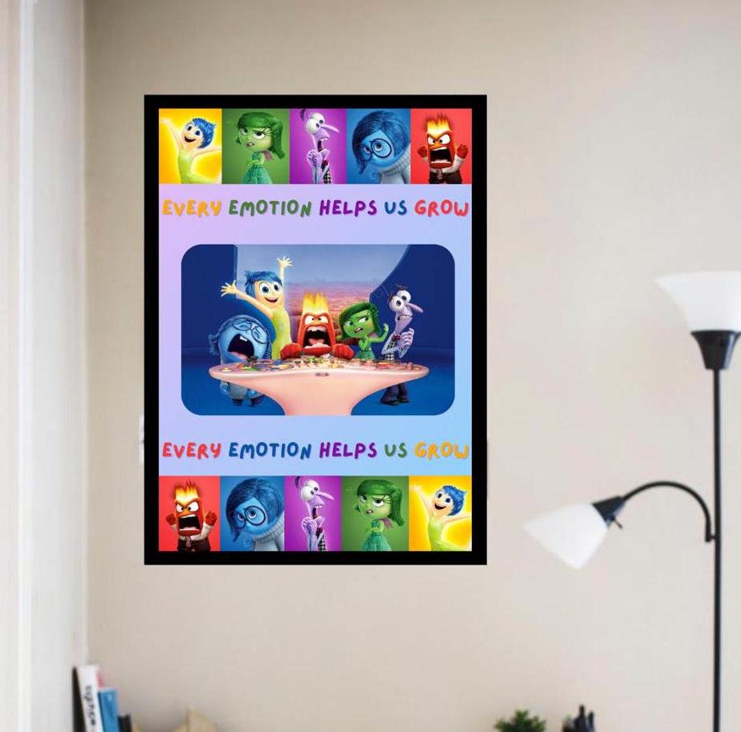 Inside Out Emotion Poster - Etsy