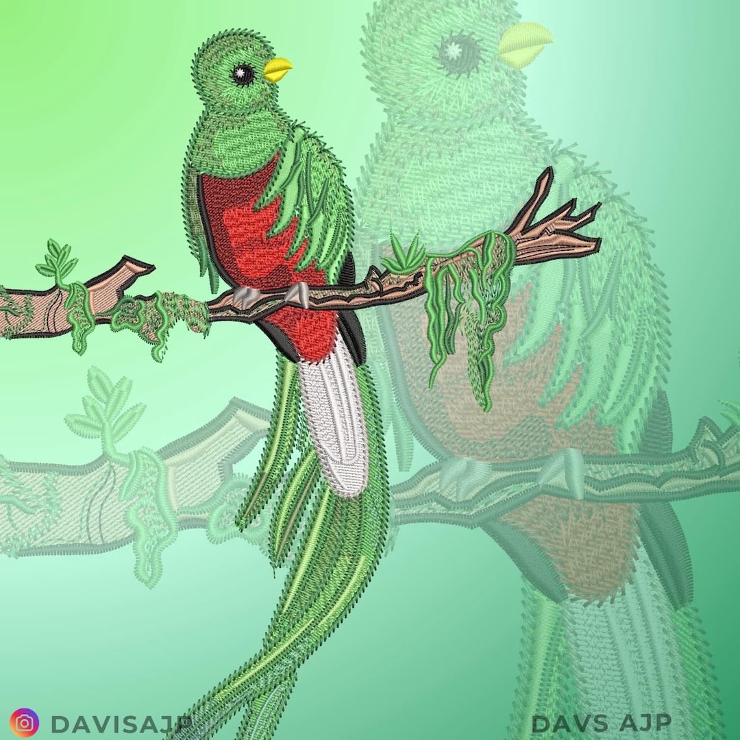 Quetzal Guatemala EMB, Dst, Pes, Etc…/embroidery Files/file to ...